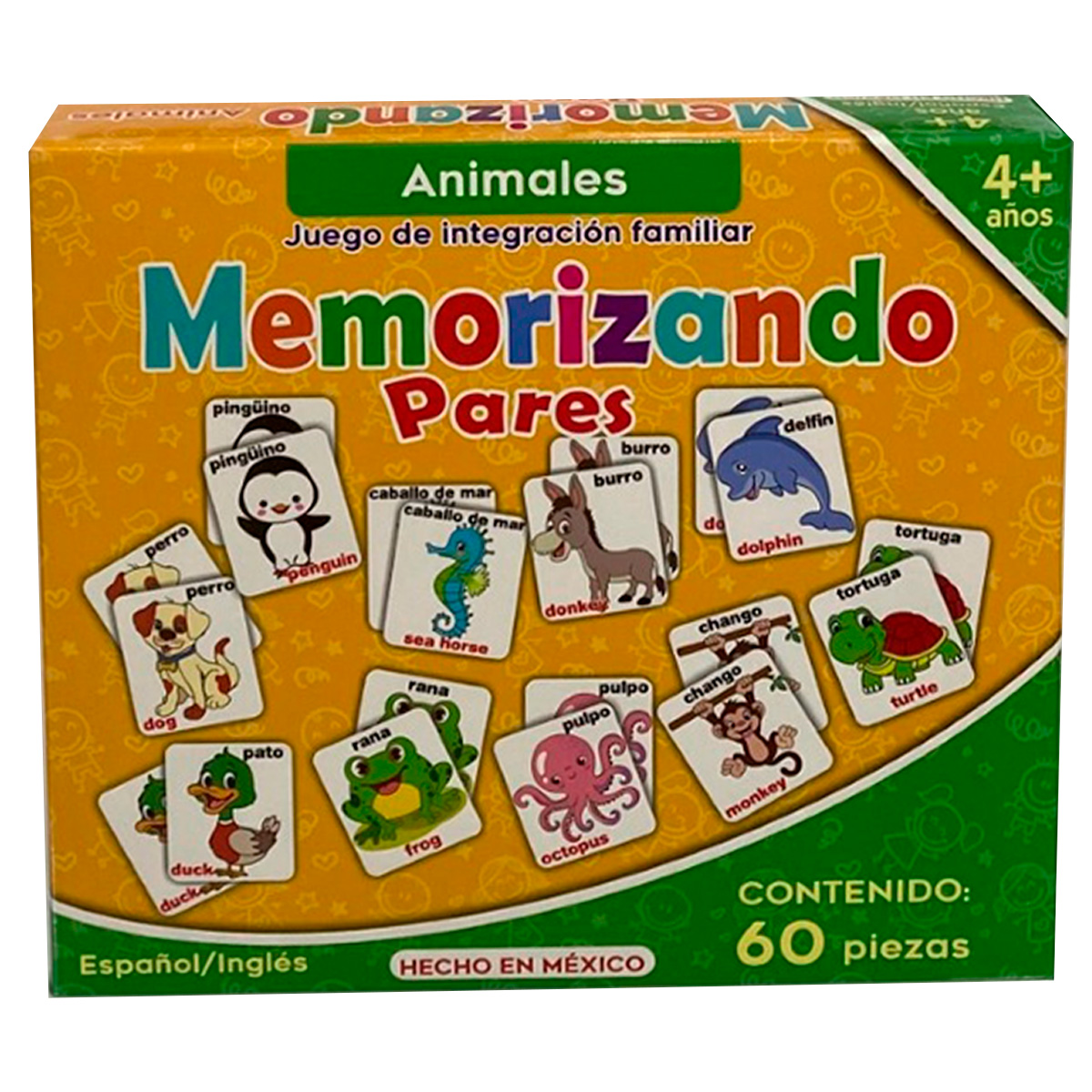 Memorama Animales de 12 Educar 10201 - Papelería Zaragoza